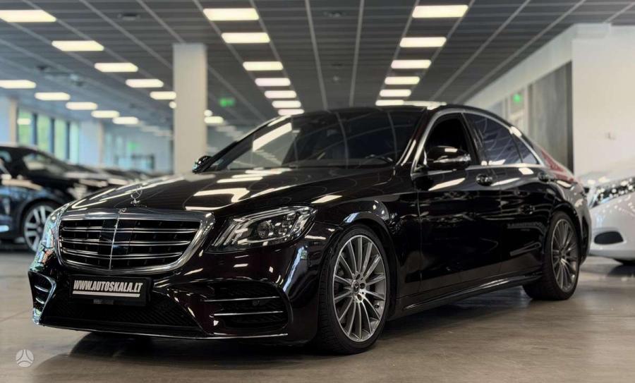 Violet Mercedes-Benz S 400 2018 in Klaipeda, with an engine capacity of 2.93 L and mileage of 252 thousand km for 42900 €, photo 25 on AUTOMOTO.COM.LV