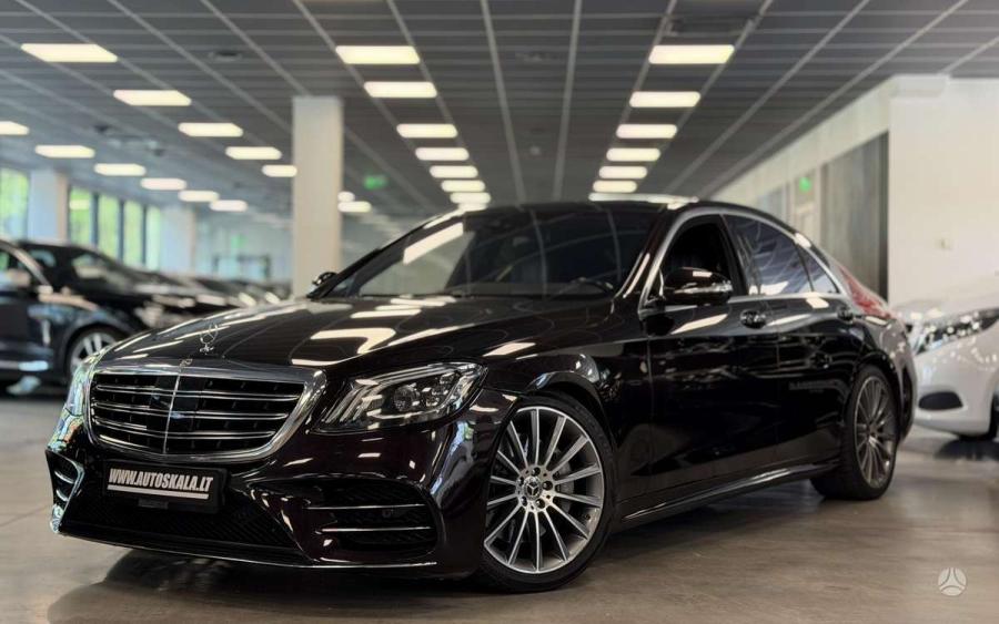 Violet Mercedes-Benz S 400 2018 in Klaipeda, with an engine capacity of 2.93 L and mileage of 252 thousand km for 41900 €, photo 16 on AUTOMOTO.COM.LV