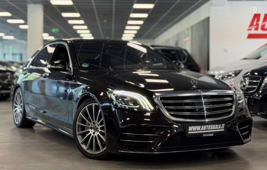 Violet Mercedes-Benz S 400 2018 in Klaipeda, with an engine capacity of 2.93 L and mileage of 252 thousand km for 41900 €, photo 17 on AUTOMOTO.COM.LV