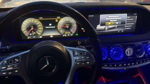 Violet Mercedes-Benz S 400 2018 in Klaipeda, with an engine capacity of 2.93 L and mileage of 252 thousand km for 41900 €, photo 22 on AUTOMOTO.COM.LV