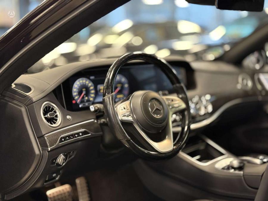 Violet Mercedes-Benz S 400 2018 in Klaipeda, with an engine capacity of 2.93 L and mileage of 252 thousand km for 41900 €, photo 27 on AUTOMOTO.COM.LV