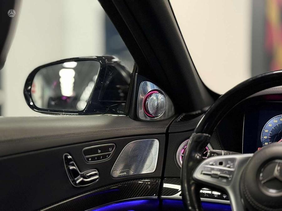 Violet Mercedes-Benz S 400 2018 in Klaipeda, with an engine capacity of 2.93 L and mileage of 252 thousand km for 41900 €, photo 36 on AUTOMOTO.COM.LV