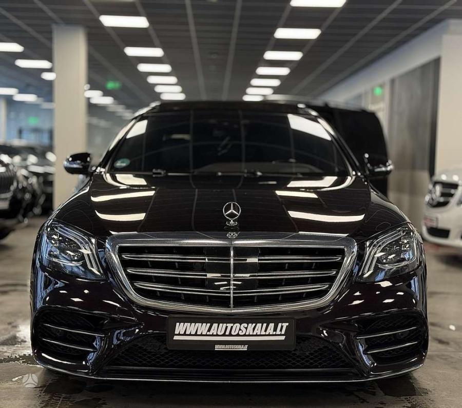 Violet Mercedes-Benz S 400 2018 in Klaipeda, with an engine capacity of 2.93 L and mileage of 252 thousand km for 41900 €, photo 44 on AUTOMOTO.COM.LV