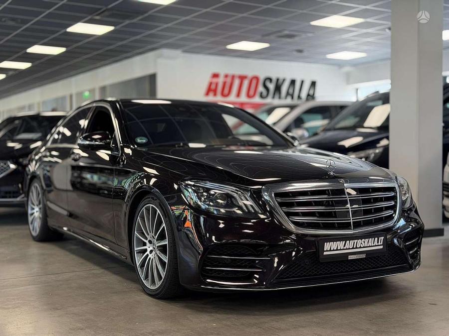 Violet Mercedes-Benz S 400 2018 in Klaipeda, with an engine capacity of 2.93 L and mileage of 252 thousand km for 41900 €, photo 46 on AUTOMOTO.COM.LV