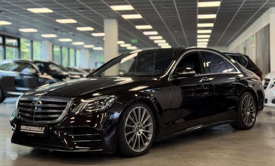 Violet Mercedes-Benz S 400 2018 in Klaipeda, with an engine capacity of 2.93 L and mileage of 252 thousand km for 41900 €, photo 49 on AUTOMOTO.COM.LV