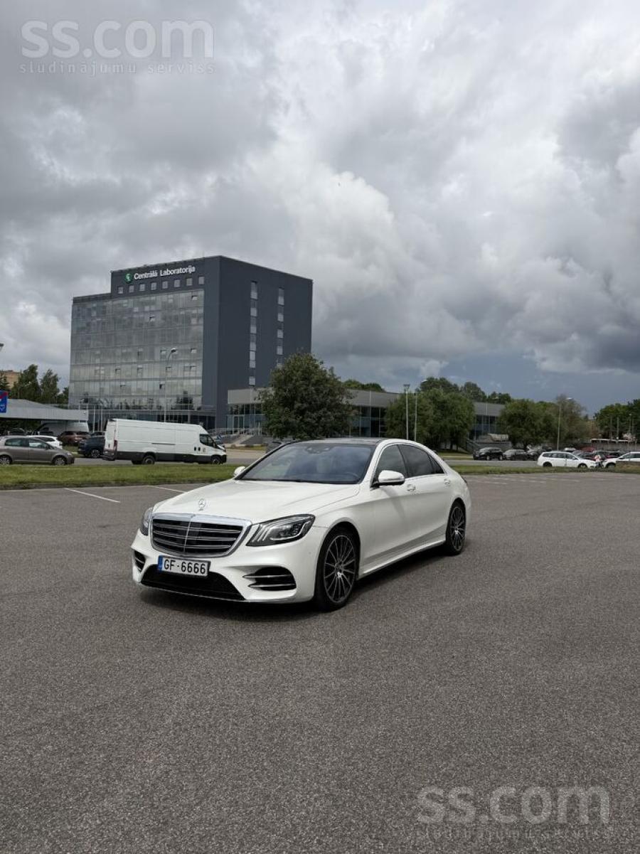 Balts Mercedes-Benz S 400 2018 Rīga, ar dzinēja tilpumu 3.00 L un nobraukumu 179 tūkst. km par 47900 €, foto 1 vietnē AUTOMOTO.COM.LV