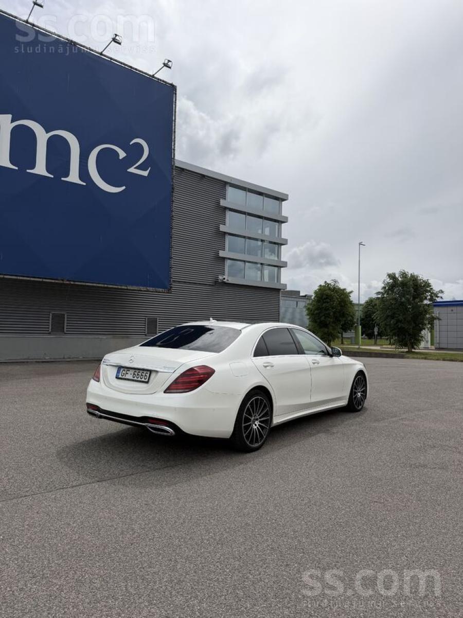 Balts Mercedes-Benz S 400 2018 Rīga, ar dzinēja tilpumu 3.00 L un nobraukumu 179 tūkst. km par 47900 €, foto 6 vietnē AUTOMOTO.COM.LV