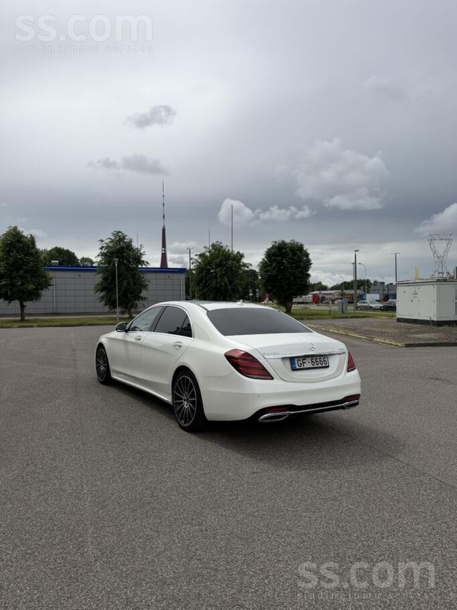Balts Mercedes-Benz S 400 2018 Rīga, ar dzinēja tilpumu 3.00 L un nobraukumu 179 tūkst. km par 47900 €, foto 7 vietnē AUTOMOTO.COM.LV