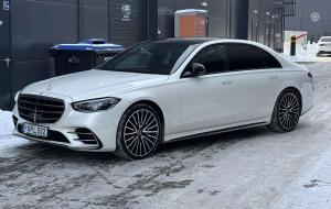 White Mercedes-Benz S 400 2021 in Klaipeda, with an engine capacity of 2.93 L and mileage of 138 thousand km for 70900 €, photo 6 on AUTOMOTO.COM.LV