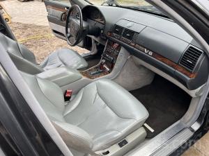 Black Mercedes-Benz s-420 1992 in Riga, with an engine capacity of 4.20 L and mileage of 385 thousand km for 10300 €, photo 8 on AUTOMOTO.COM.LV