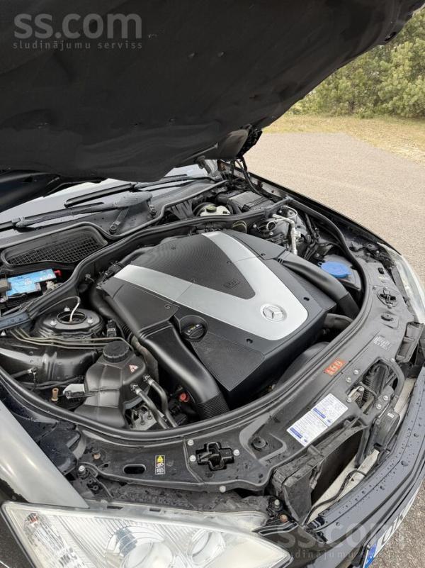 Black Mercedes-Benz s-420 2010 in Riga, with an engine capacity of 4.00 L and mileage of 152 thousand km for 17900 €, photo 8 on AUTOMOTO.COM.LV
