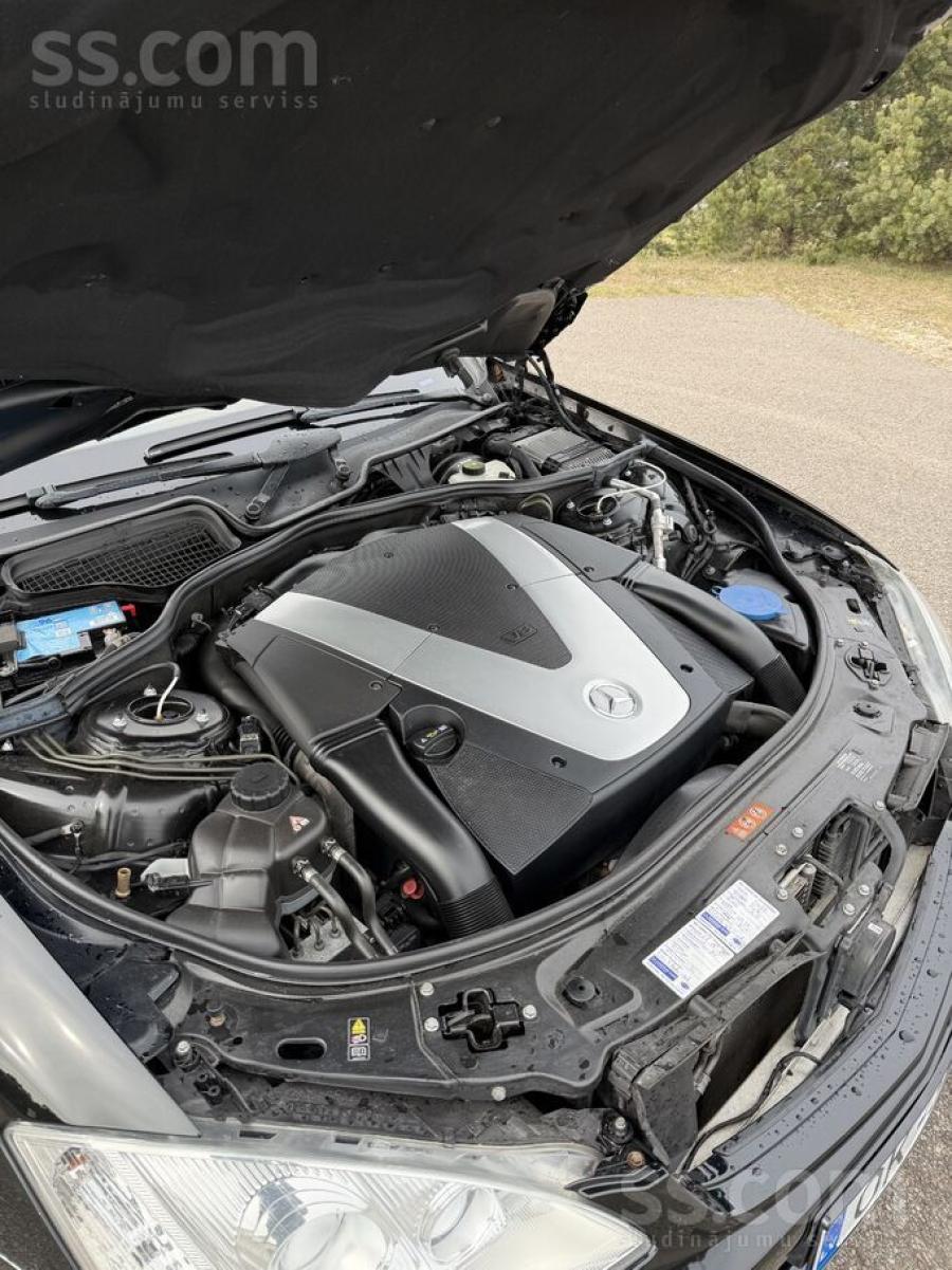 Black Mercedes-Benz s-420 2010 in Riga, with an engine capacity of 4.00 L and mileage of 152 thousand km for 17900 €, photo 9 on AUTOMOTO.COM.LV