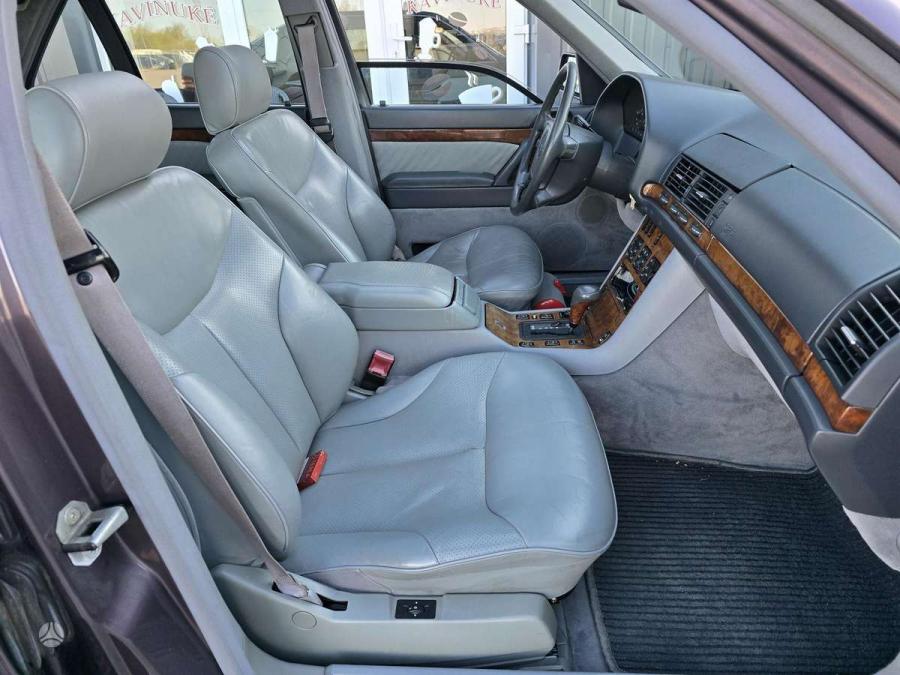 Brūns Mercedes-Benz s-420 1992 Marijampole, ar dzinēja tilpumu 4.20 L un nobraukumu 420 tūkst. km par 5100 €, foto 11 vietnē AUTOMOTO.COM.LV
