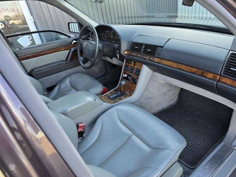 Brūns Mercedes-Benz s-420 1992 Marijampole, ar dzinēja tilpumu 4.20 L un nobraukumu 420 tūkst. km par 5100 €, foto 12 vietnē AUTOMOTO.COM.LV