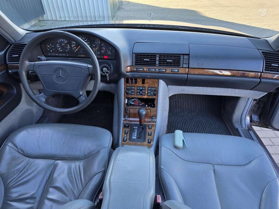 Brūns Mercedes-Benz s-420 1992 Marijampole, ar dzinēja tilpumu 4.20 L un nobraukumu 420 tūkst. km par 5100 €, foto 13 vietnē AUTOMOTO.COM.LV