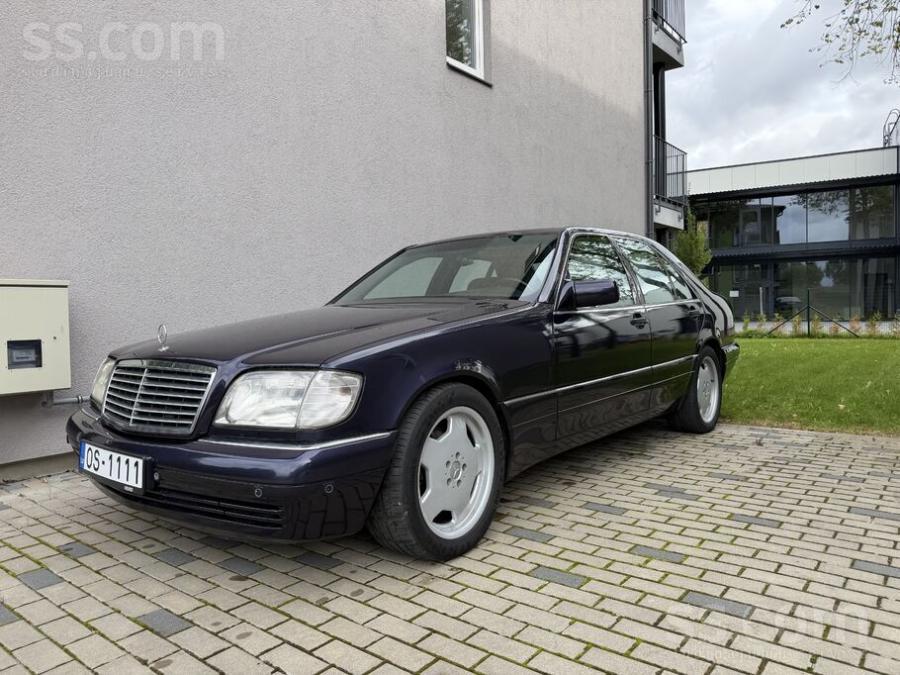 Violet Mercedes-Benz s-420 1997 in Riga, with an engine capacity of 4.20 L and mileage of 334 thousand km for 7900 €, photo 1 on AUTOMOTO.COM.LV