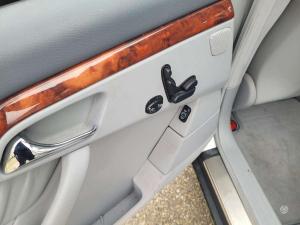 Grey Mercedes-Benz S 430 1999 in Marijampole, with an engine capacity of 4.27 L and mileage of 196 thousand km for 2499 €, photo 11 on AUTOMOTO.COM.LV