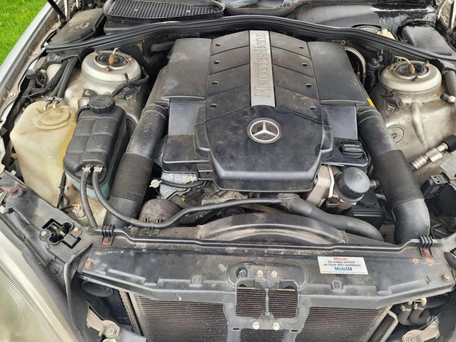 Grey Mercedes-Benz S 430 1999 in Marijampole, with an engine capacity of 4.27 L and mileage of 196 thousand km for 2499 €, photo 14 on AUTOMOTO.COM.LV