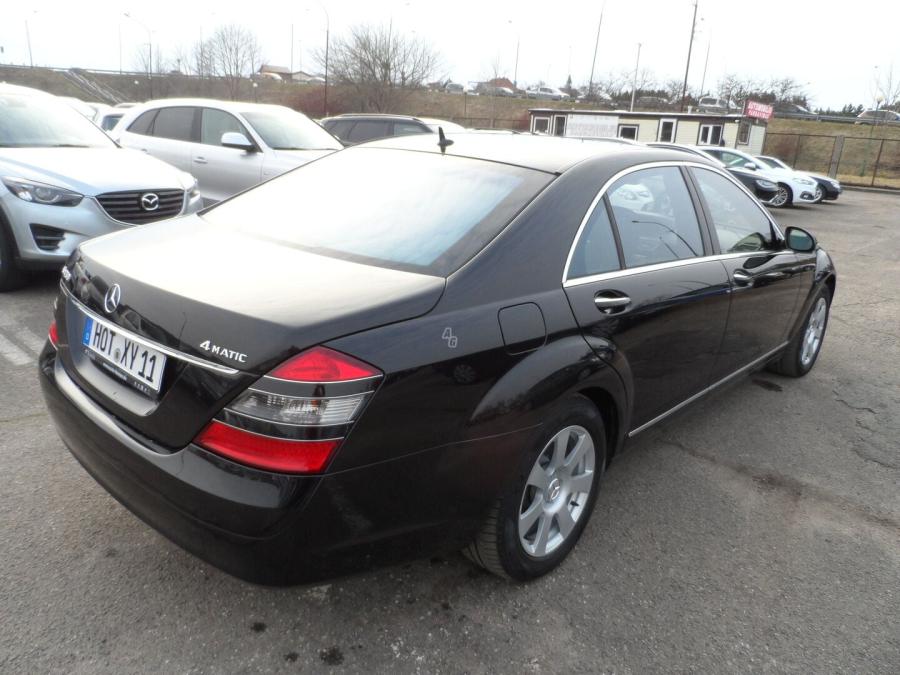 Melns Mercedes-Benz S 450 2007 Klaipėda, ar dzinēja tilpumu 4.70 L un nobraukumu 283 tūkst. km par 11900 €, foto 7 vietnē AUTOMOTO.COM.LV