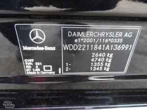 Melns Mercedes-Benz S 450 2007 Klaipėda, ar dzinēja tilpumu 4.70 L un nobraukumu 283 tūkst. km par 11900 €, foto 14 vietnē AUTOMOTO.COM.LV
