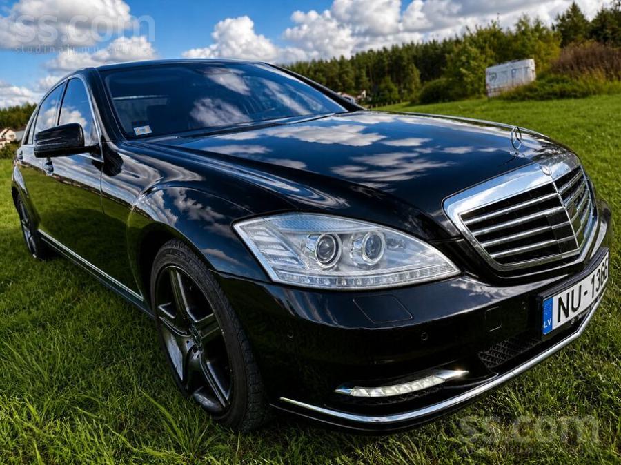 Melns Mercedes-Benz S 450 2009 Rīga, ar dzinēja tilpumu 4.00 L un nobraukumu 280 tūkst. km par 9300 €, foto 3 vietnē AUTOMOTO.COM.LV