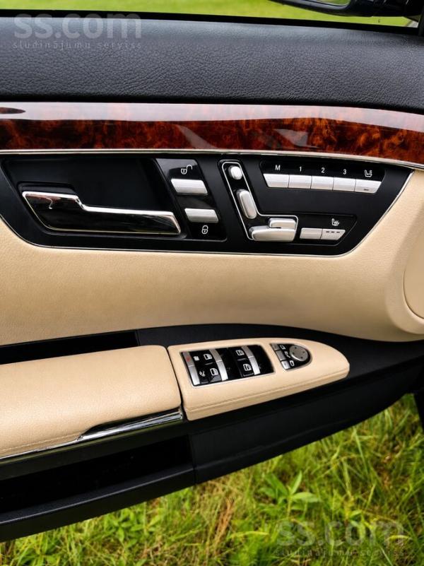 Melns Mercedes-Benz S 450 2009 Rīga, ar dzinēja tilpumu 4.00 L un nobraukumu 280 tūkst. km par 9300 €, foto 6 vietnē AUTOMOTO.COM.LV