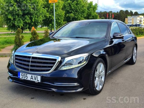 Melns Mercedes-Benz S 450 2018 Rīga, ar dzinēja tilpumu 3.00 L un nobraukumu 0 tūkst. km par 43000 €, foto 2 vietnē AUTOMOTO.COM.LV