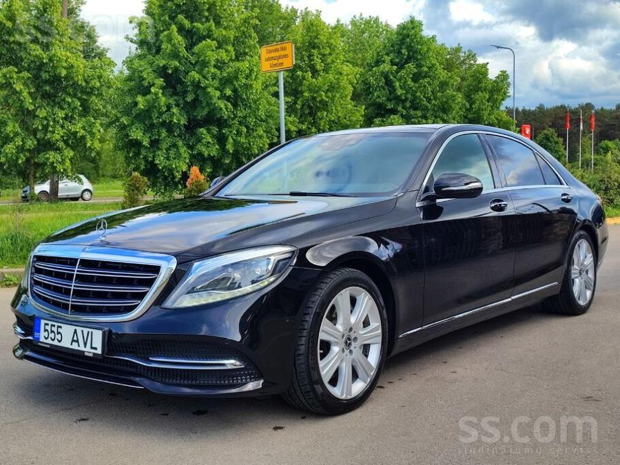 Melns Mercedes-Benz S 450 2018 Rīga, ar dzinēja tilpumu 3.00 L un nobraukumu 0 tūkst. km par 43000 €, foto 3 vietnē AUTOMOTO.COM.LV