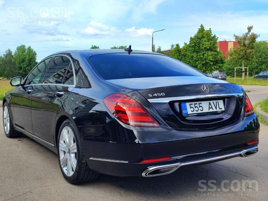 Melns Mercedes-Benz S 450 2018 Rīga, ar dzinēja tilpumu 3.00 L un nobraukumu 0 tūkst. km par 43000 €, foto 5 vietnē AUTOMOTO.COM.LV
