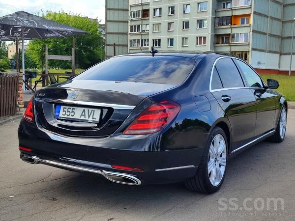 Melns Mercedes-Benz S 450 2018 Rīga, ar dzinēja tilpumu 3.00 L un nobraukumu 0 tūkst. km par 43000 €, foto 6 vietnē AUTOMOTO.COM.LV