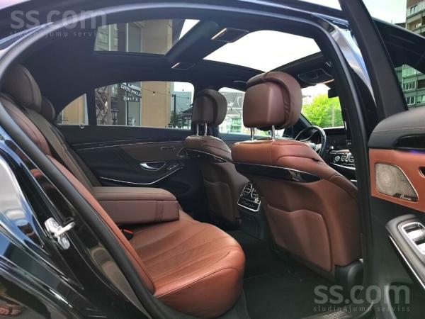 Melns Mercedes-Benz S 450 2018 Rīga, ar dzinēja tilpumu 3.00 L un nobraukumu 0 tūkst. km par 43000 €, foto 7 vietnē AUTOMOTO.COM.LV
