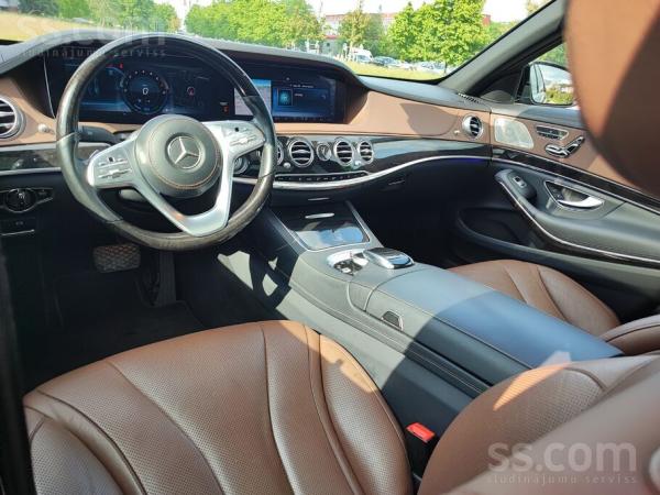 Melns Mercedes-Benz S 450 2018 Rīga, ar dzinēja tilpumu 3.00 L un nobraukumu 0 tūkst. km par 43000 €, foto 9 vietnē AUTOMOTO.COM.LV