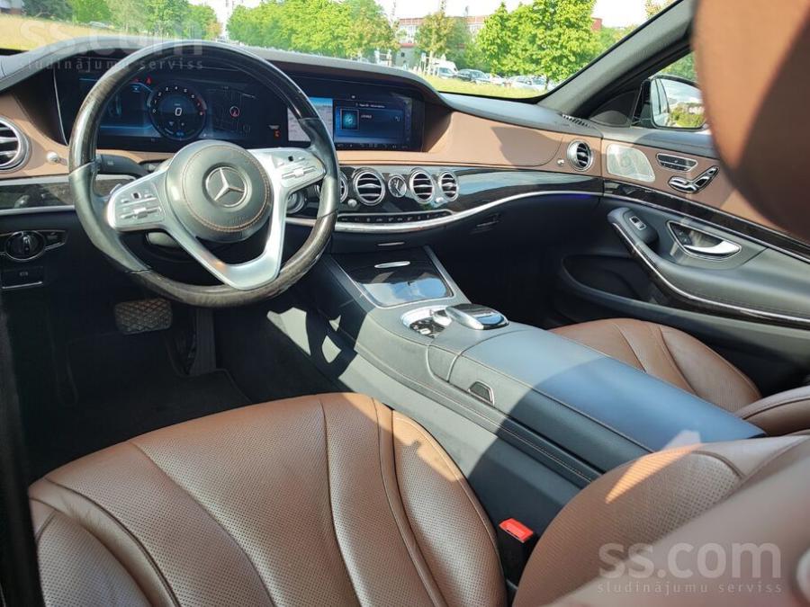 Melns Mercedes-Benz S 450 2018 Rīga, ar dzinēja tilpumu 3.00 L un nobraukumu 0 tūkst. km par 43000 €, foto 9 vietnē AUTOMOTO.COM.LV