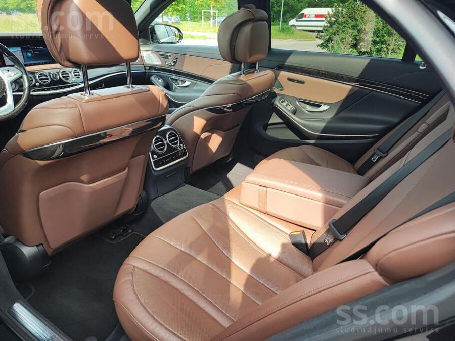 Melns Mercedes-Benz S 450 2018 Rīga, ar dzinēja tilpumu 3.00 L un nobraukumu 0 tūkst. km par 43000 €, foto 10 vietnē AUTOMOTO.COM.LV