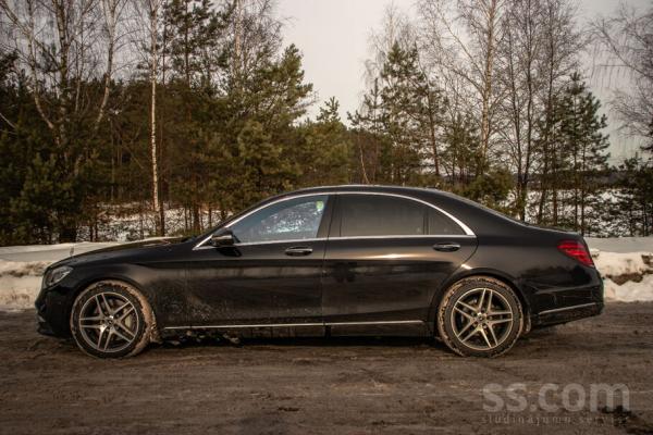 Melns Mercedes-Benz S 450 2018 Rīga, ar dzinēja tilpumu 3.00 L un nobraukumu 192 tūkst. km par 39900 €, foto 5 vietnē AUTOMOTO.COM.LV