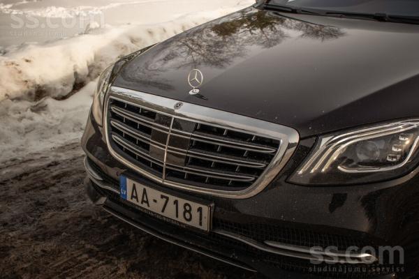Melns Mercedes-Benz S 450 2018 Rīga, ar dzinēja tilpumu 3.00 L un nobraukumu 192 tūkst. km par 39900 €, foto 7 vietnē AUTOMOTO.COM.LV