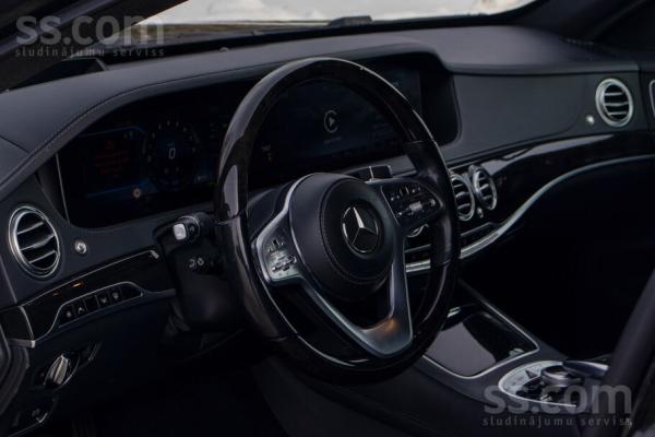 Melns Mercedes-Benz S 450 2018 Rīga, ar dzinēja tilpumu 3.00 L un nobraukumu 192 tūkst. km par 39900 €, foto 9 vietnē AUTOMOTO.COM.LV