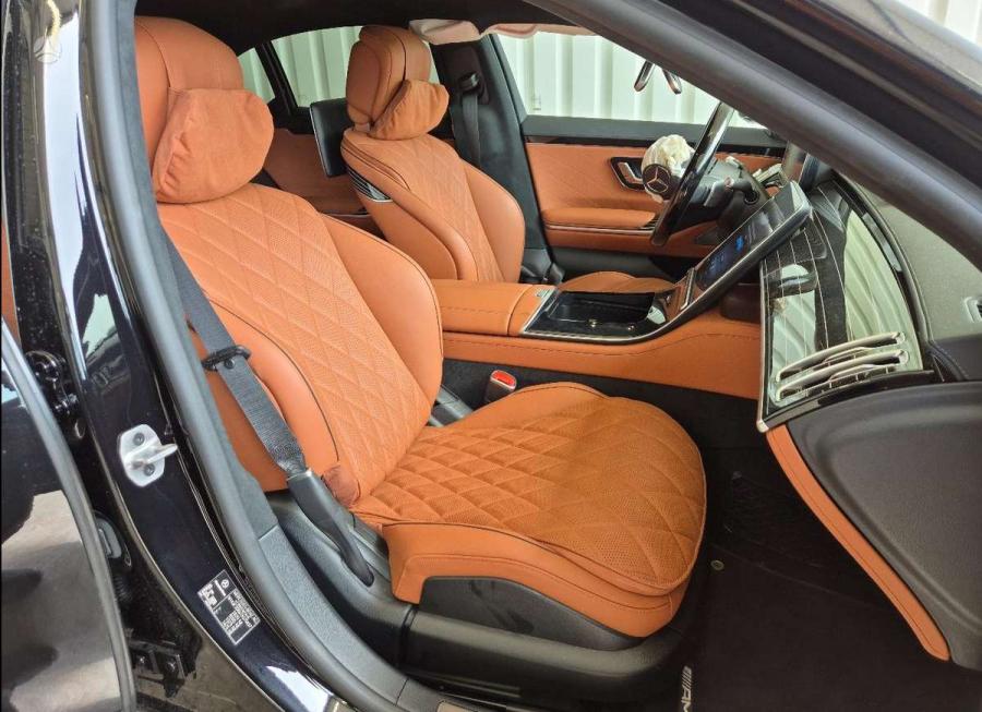 Black Mercedes-Benz S 450 2026 in Klaipeda, with an engine capacity of 2.99 L and mileage of 20 thousand km for 53500 €, photo 16 on AUTOMOTO.COM.LV