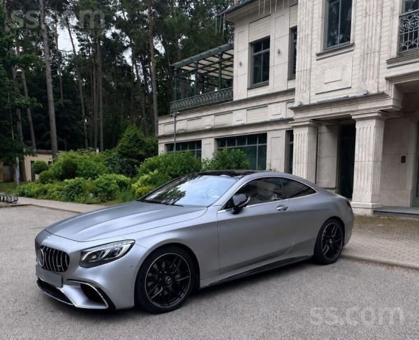 Grey Mercedes-Benz S 450 2018 in Riga, with an engine capacity of 3.00 L and mileage of 154 thousand km for 57900 €, photo 1 on AUTOMOTO.COM.LV