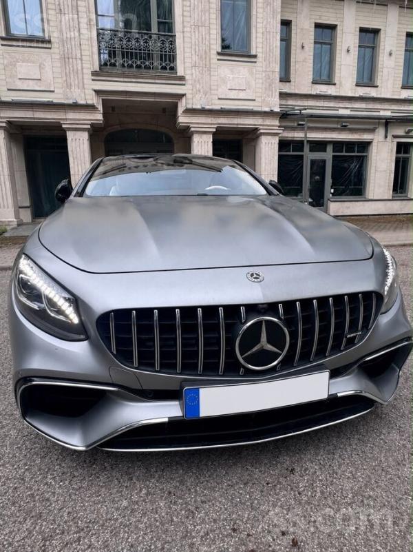 Grey Mercedes-Benz S 450 2018 in Riga, with an engine capacity of 3.00 L and mileage of 154 thousand km for 57900 €, photo 3 on AUTOMOTO.COM.LV