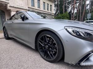 Grey Mercedes-Benz S 450 2018 in Riga, with an engine capacity of 3.00 L and mileage of 154 thousand km for 57900 €, photo 5 on AUTOMOTO.COM.LV