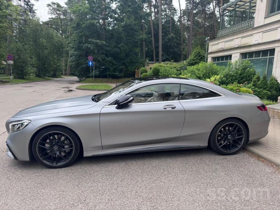 Grey Mercedes-Benz S 450 2018 in Riga, with an engine capacity of 3.00 L and mileage of 154 thousand km for 57900 €, photo 7 on AUTOMOTO.COM.LV