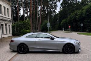 Grey Mercedes-Benz S 450 2018 in Riga, with an engine capacity of 3.00 L and mileage of 154 thousand km for 57900 €, photo 8 on AUTOMOTO.COM.LV