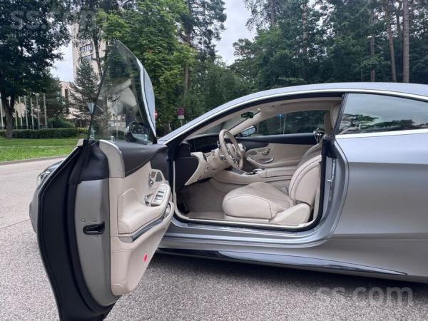 Grey Mercedes-Benz S 450 2018 in Riga, with an engine capacity of 3.00 L and mileage of 154 thousand km for 57900 €, photo 9 on AUTOMOTO.COM.LV