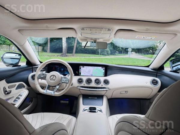 Grey Mercedes-Benz S 450 2018 in Riga, with an engine capacity of 3.00 L and mileage of 154 thousand km for 57900 €, photo 10 on AUTOMOTO.COM.LV