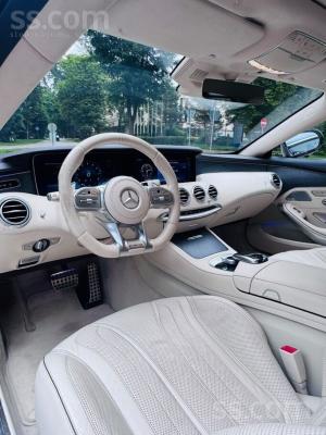 Grey Mercedes-Benz S 450 2018 in Riga, with an engine capacity of 3.00 L and mileage of 154 thousand km for 57900 €, photo 14 on AUTOMOTO.COM.LV