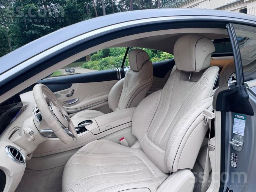 Grey Mercedes-Benz S 450 2018 in Riga, with an engine capacity of 3.00 L and mileage of 154 thousand km for 57900 €, photo 15 on AUTOMOTO.COM.LV
