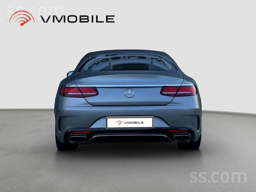 Grey Mercedes-Benz S 450 2018 in Riga, with an engine capacity of 3.00 L and mileage of 155 thousand km for 51990 €, photo 5 on AUTOMOTO.COM.LV