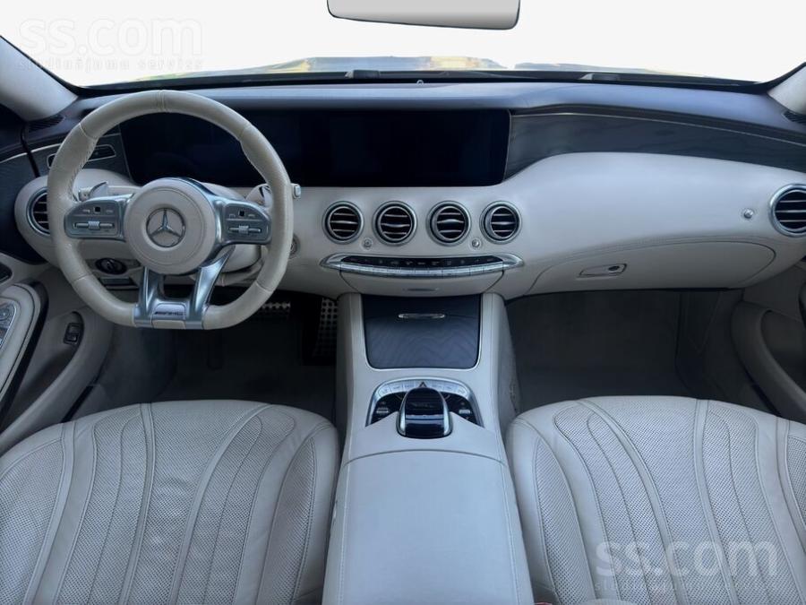 Grey Mercedes-Benz S 450 2018 in Riga, with an engine capacity of 3.00 L and mileage of 155 thousand km for 51990 €, photo 8 on AUTOMOTO.COM.LV