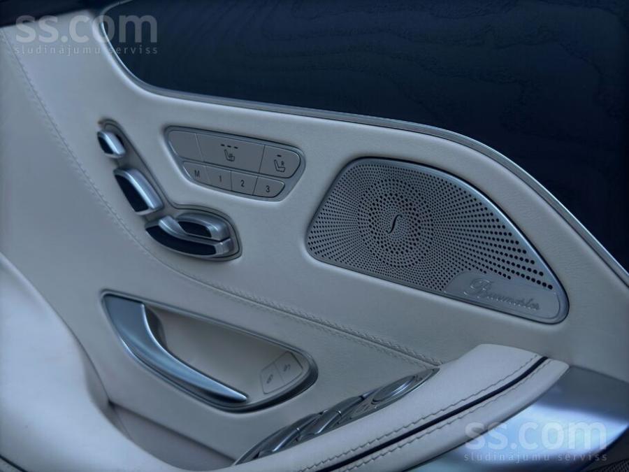 Grey Mercedes-Benz S 450 2018 in Riga, with an engine capacity of 3.00 L and mileage of 155 thousand km for 51990 €, photo 19 on AUTOMOTO.COM.LV